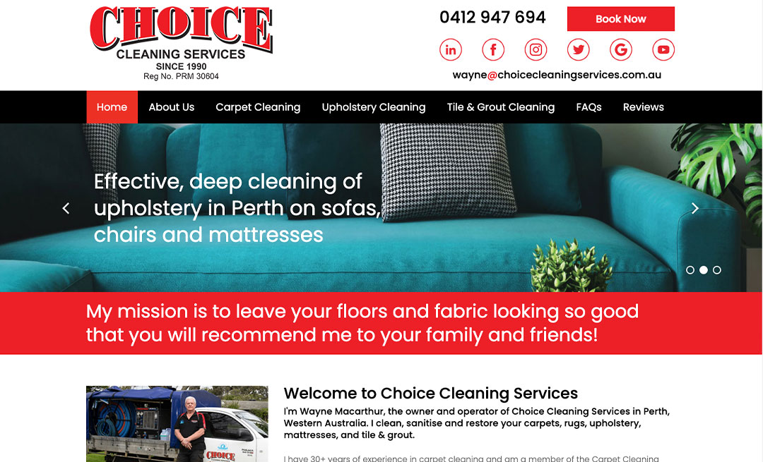 Choice Cleaning Services - Staying in Touch